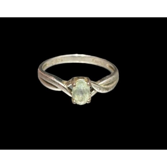 Ross Simons | Jewelry | Ross Simons Ring Sterling Silver And Topaz Twisted Double Band Size 8 ...